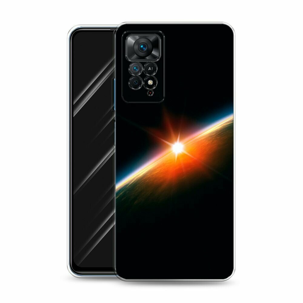 Чехол на Xiaomi Redmi Note 11E Pro / Сяоми Редми Нот 11E Pro Про с принтом "Космос 9" — фото 1