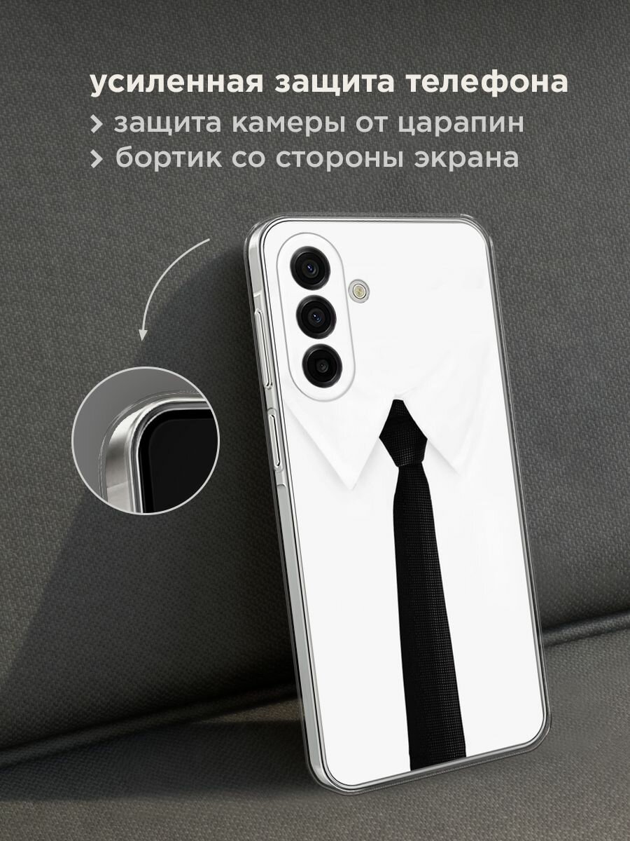 Чехол на Samsung Galaxy A17/A18 / Самсунг А17/А18 с принтом "Галстук" — фото 1