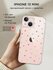 Чехол на Apple iPhone 13 mini / Айфон 13 мини с принтом "Пастельные сиреневые се...
