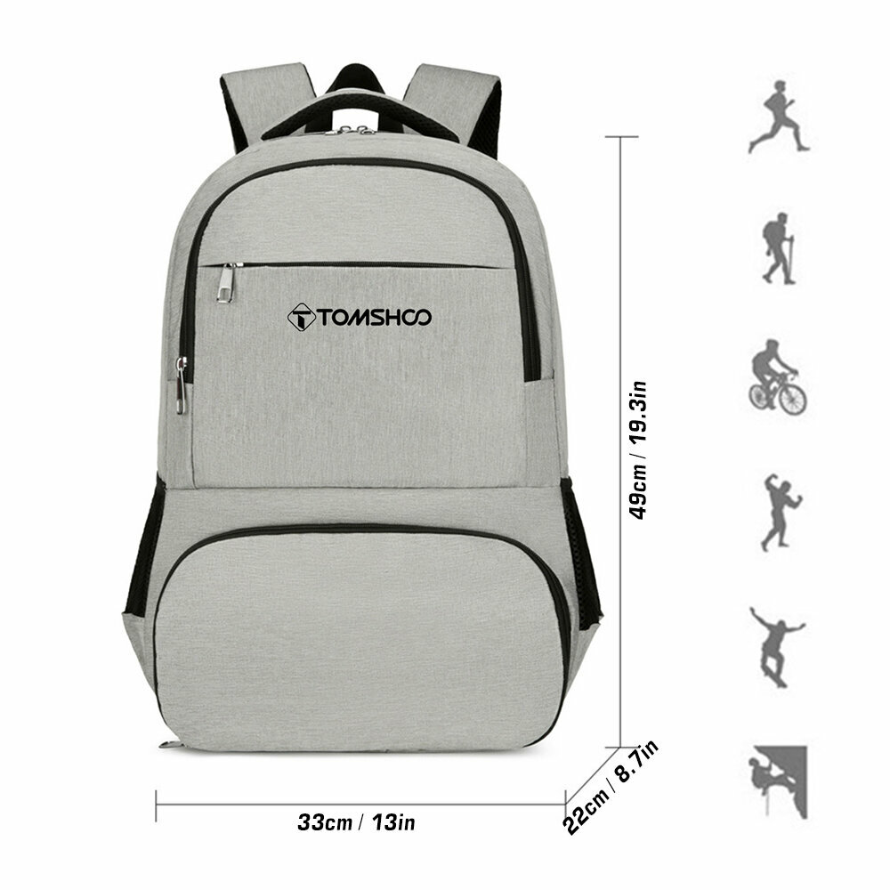 Терморюкзак-холодильник с USB-портом для зарядки, дорожная сумка для ланча, походов, школы, пикника, пляжа, колледжа, ноутбука