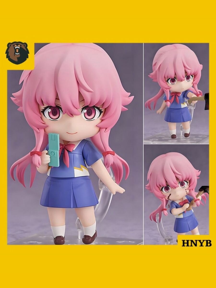 Фигурка Дневник будущего Юно Гасай / Mirai Nikki Yuno Gasai Подарок для фаната (10 см) 2316