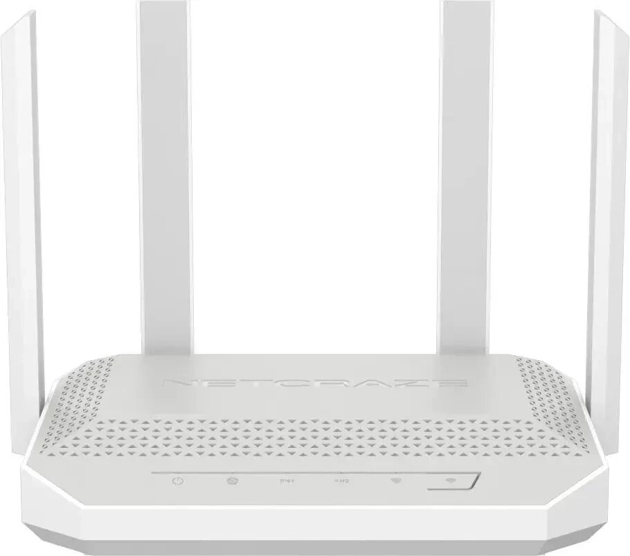 Маршрутизатор Keenetic Netcraze Giga NC-1012 мультигигабитный интернет-центр с Mesh Wi-Fi 6 AX3000, Smart-коммутатором 1x2.5G/SFP и 4x1G
