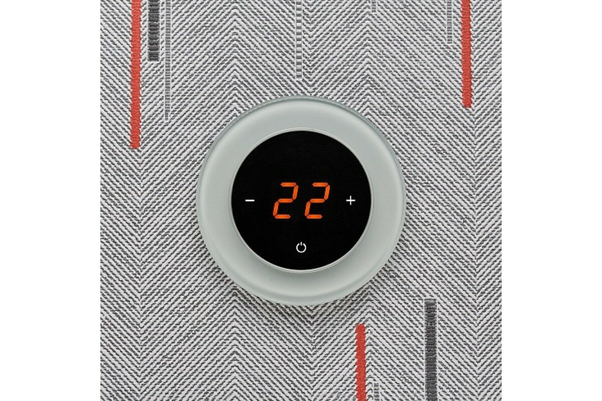 Терморегулятор Aura RONDA 7035 Grey Classic (классический серый) сенсорное управление