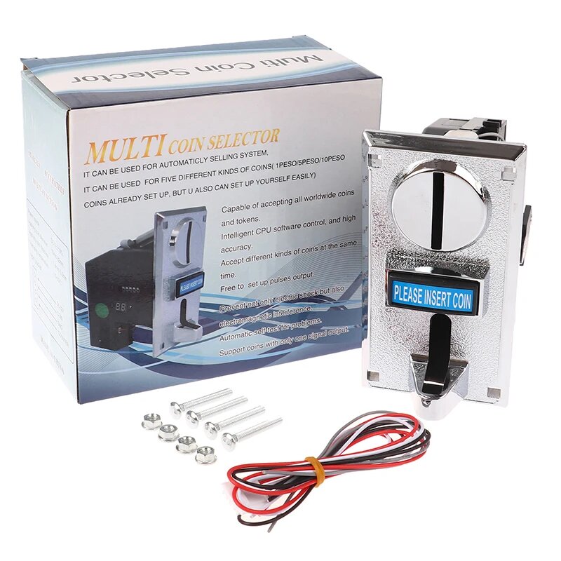 1 шт. 616 мульти-слот для монет, электронный счетный монетоприемник, селекторный механизм, аркадный игровой автомат для продажи билетов