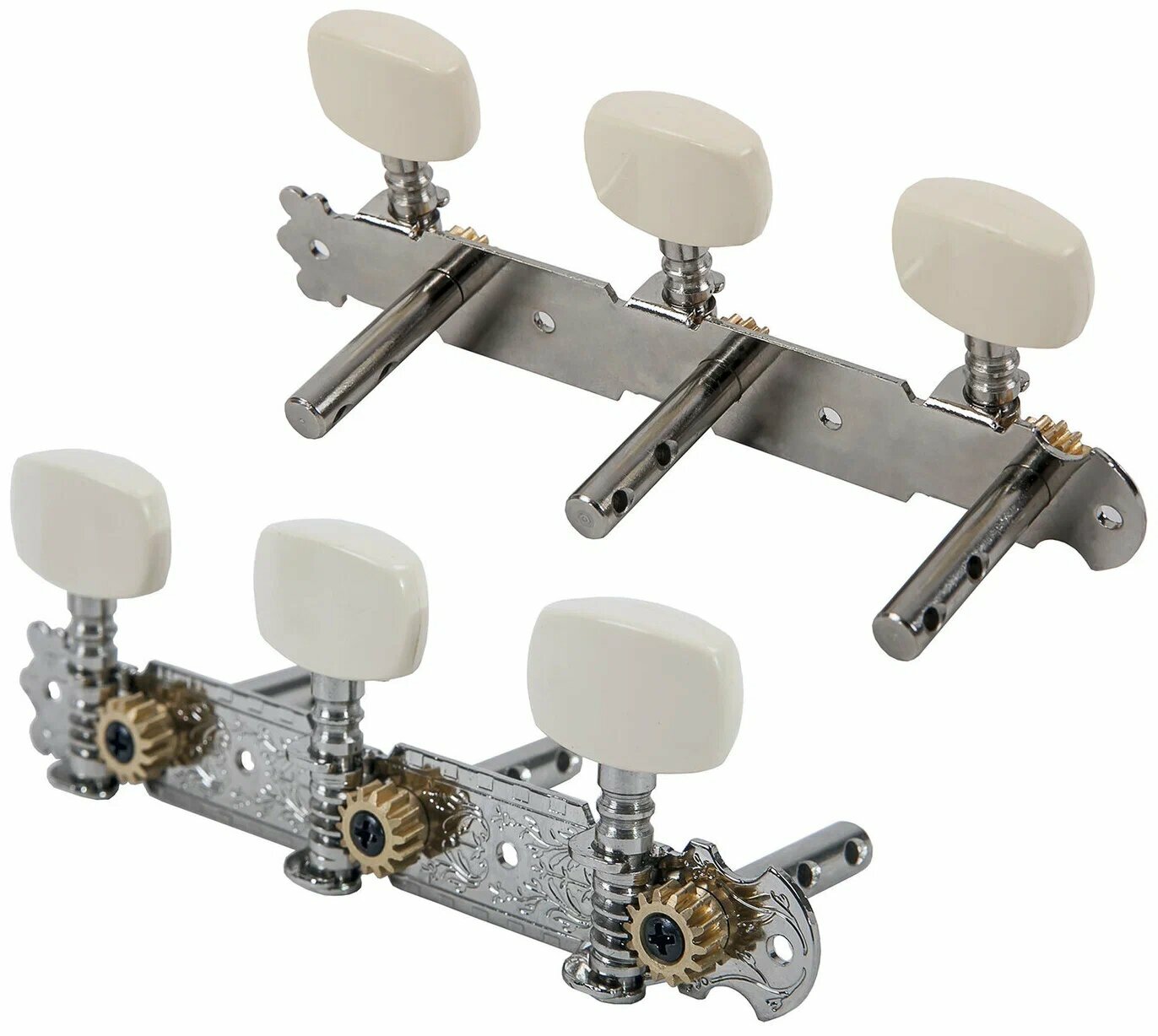 Комплект колковой механики Alice LOD-017A, на планке, хромированная, 40 мм