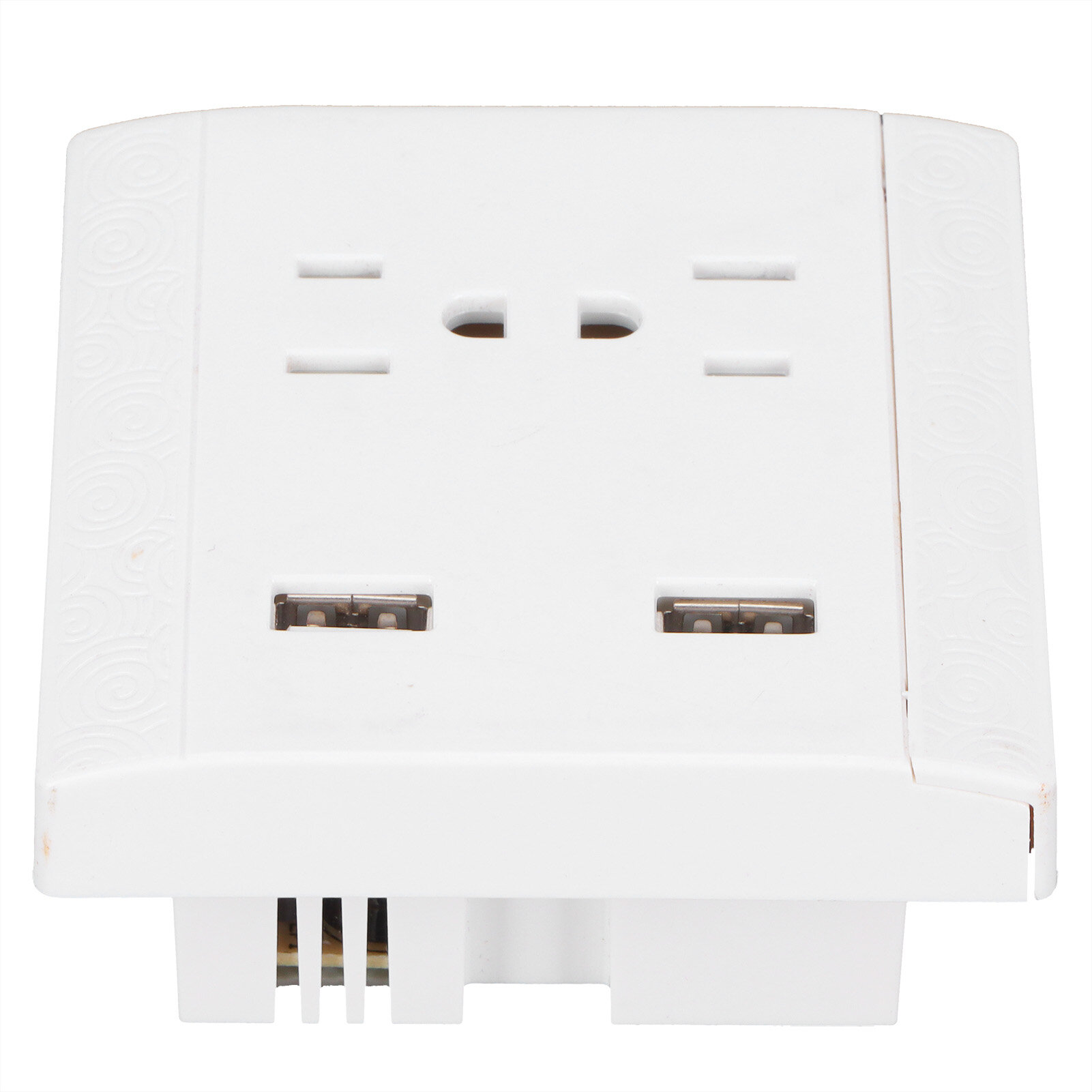Настенная розетка с двумя USB-разъемами, 10 А, США, 110/220 В, электрическая зарядная розетка для домашнего офиса, школы