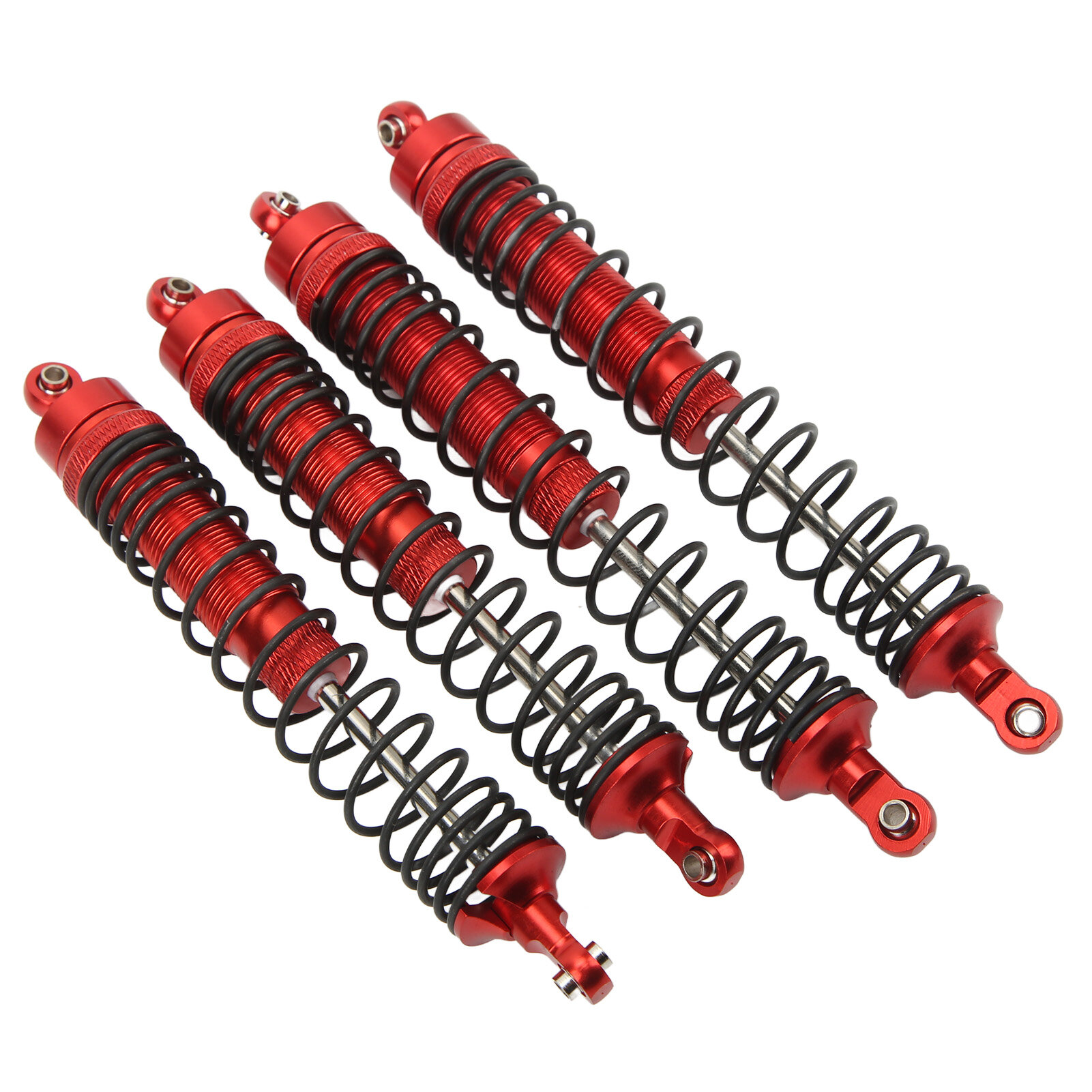 Амортизатор передний и задний RC из алюминиевого сплава для оси RBX10 Ryft 4WD 1/10 RC Car Red, регулируемый, пружинный демпфер