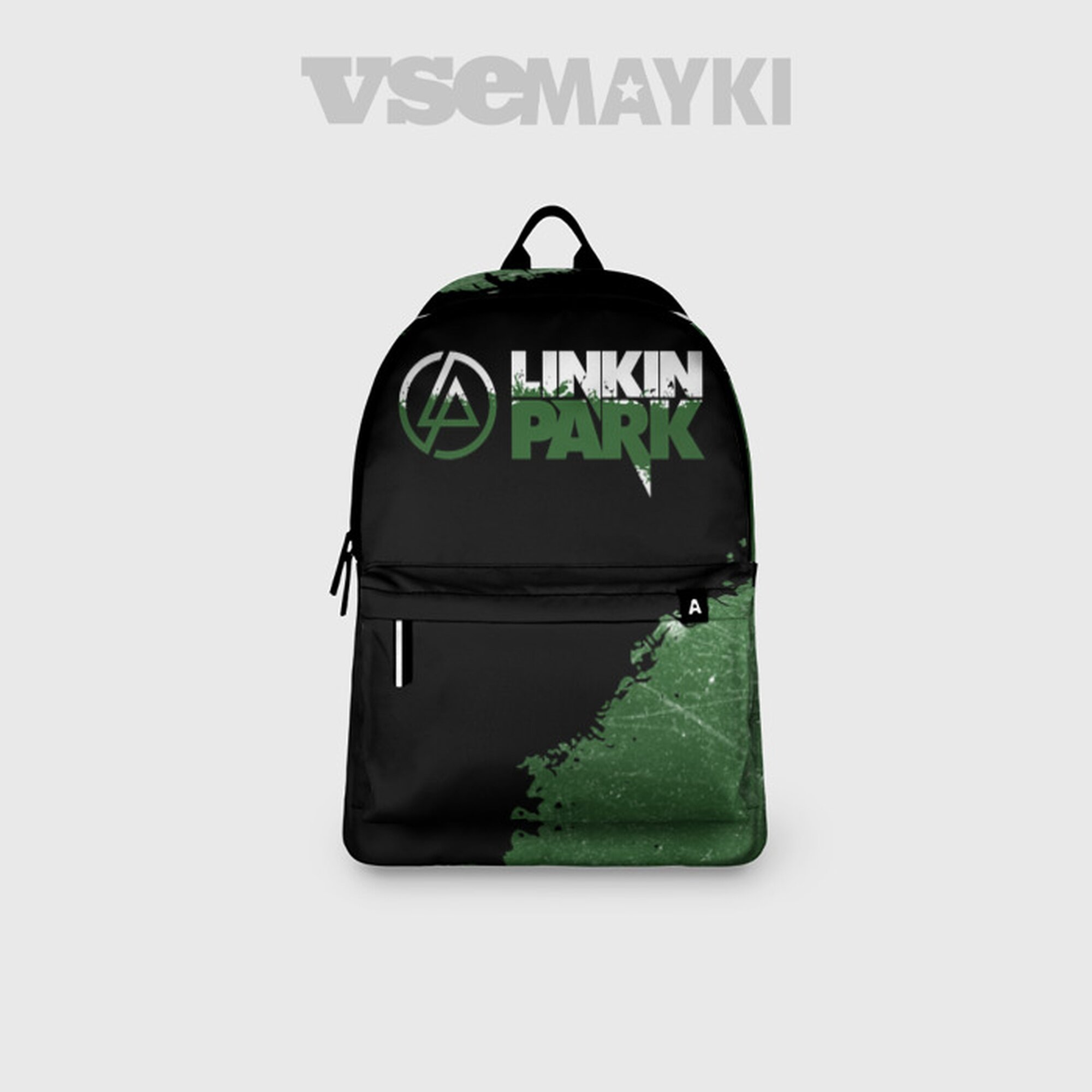 Рюкзак с принтом Линкин Парк в стиле Гранж Linkin Park, One size, белый