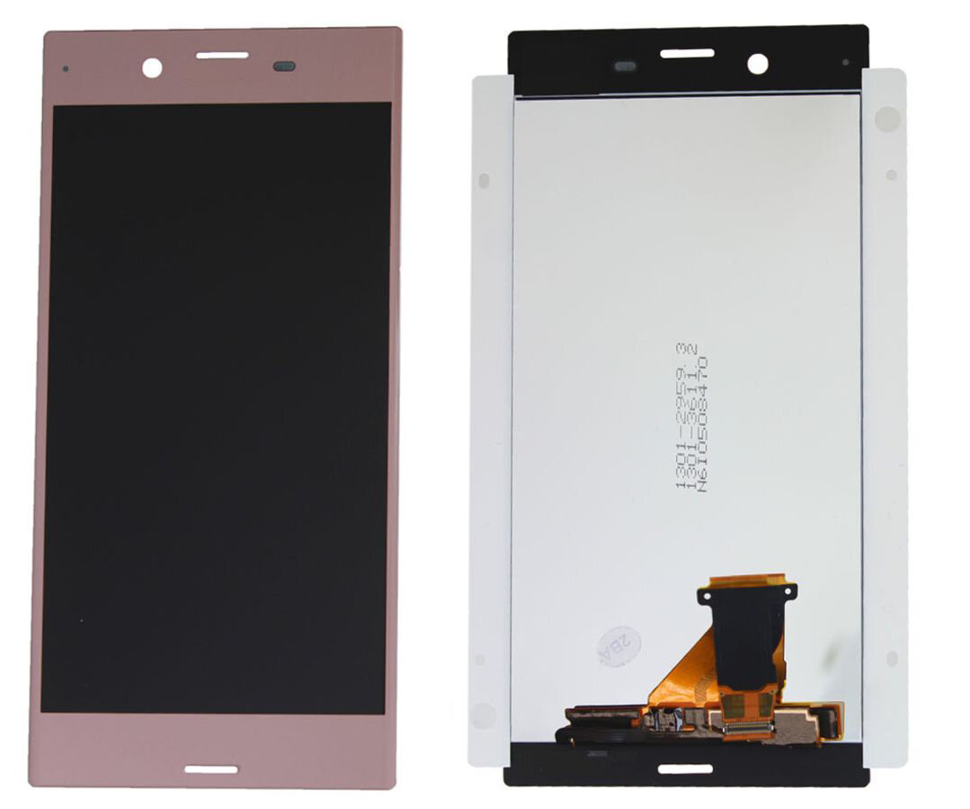 Дисплей (матрица + тачскрин) для Sony Xperia XZ розовый, Диагональ 5.2, 1920x1080 (Full HD)