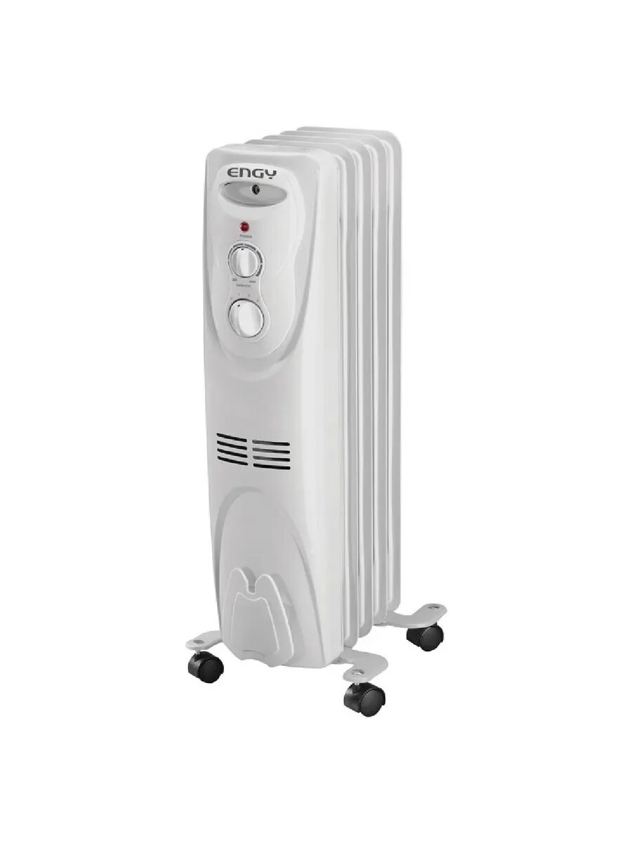 Обогреватель Engy EN-1305, напольный, регулировка мощности, термостат, белый