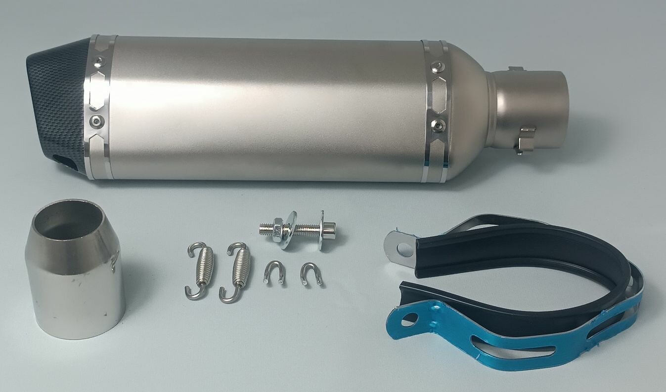 Глушитель AKRAPOVIC №5 (L 370) шестигранный титан