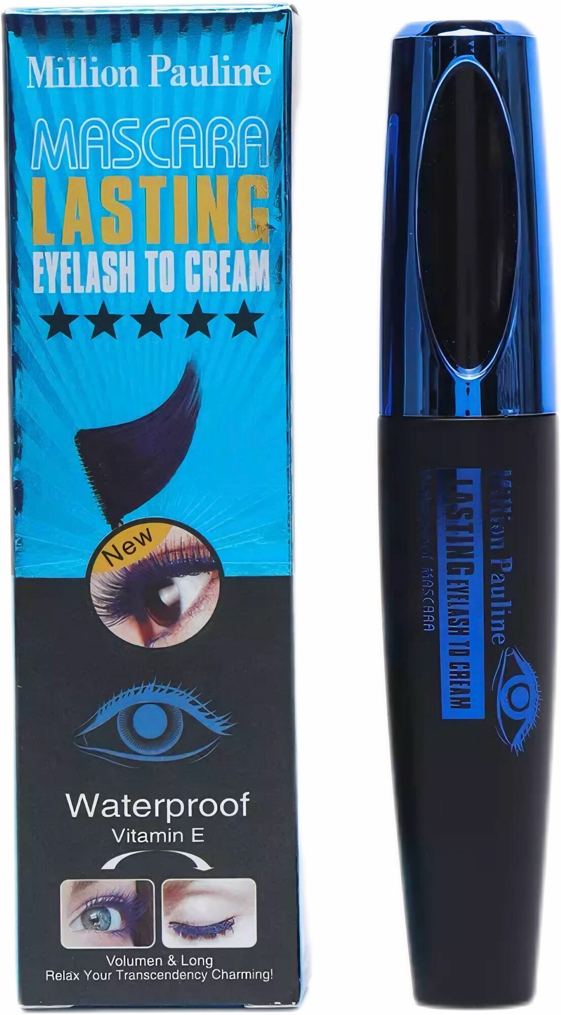 Тушь для ресниц Синяя, LASTING, 10 ml.