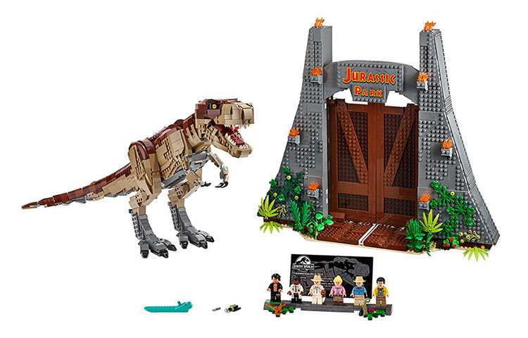 LEGO Jurassic World Collection Outrageous Tyrannosaurus Rex Building Blocks 2001 5000pcs 75936 null