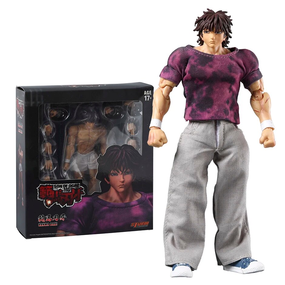 Фигурка Baki Hanma Son Of Ogre Bandai 17cm box