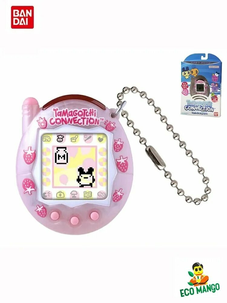 Виртуальный питомец Bandai Tamagotchi Connection-Stawberry , китайская версия Английское меню