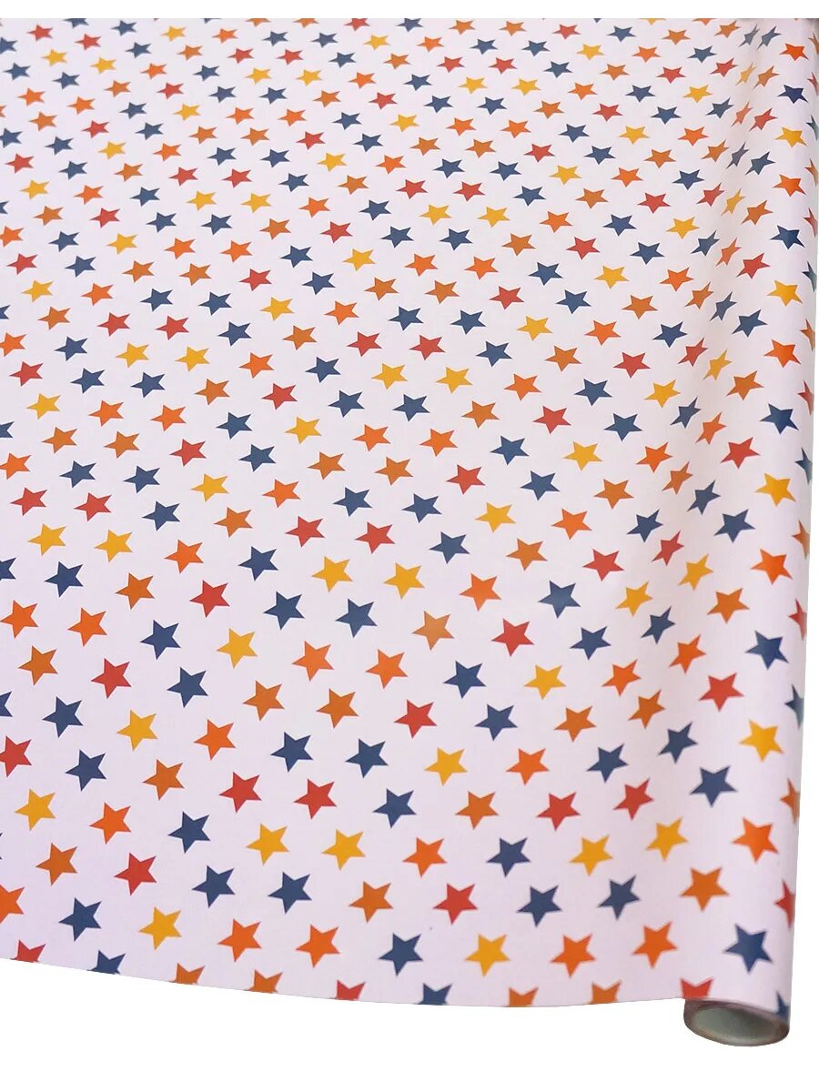 Бумага 1 лист 70х100 см. новогодняя для подарков