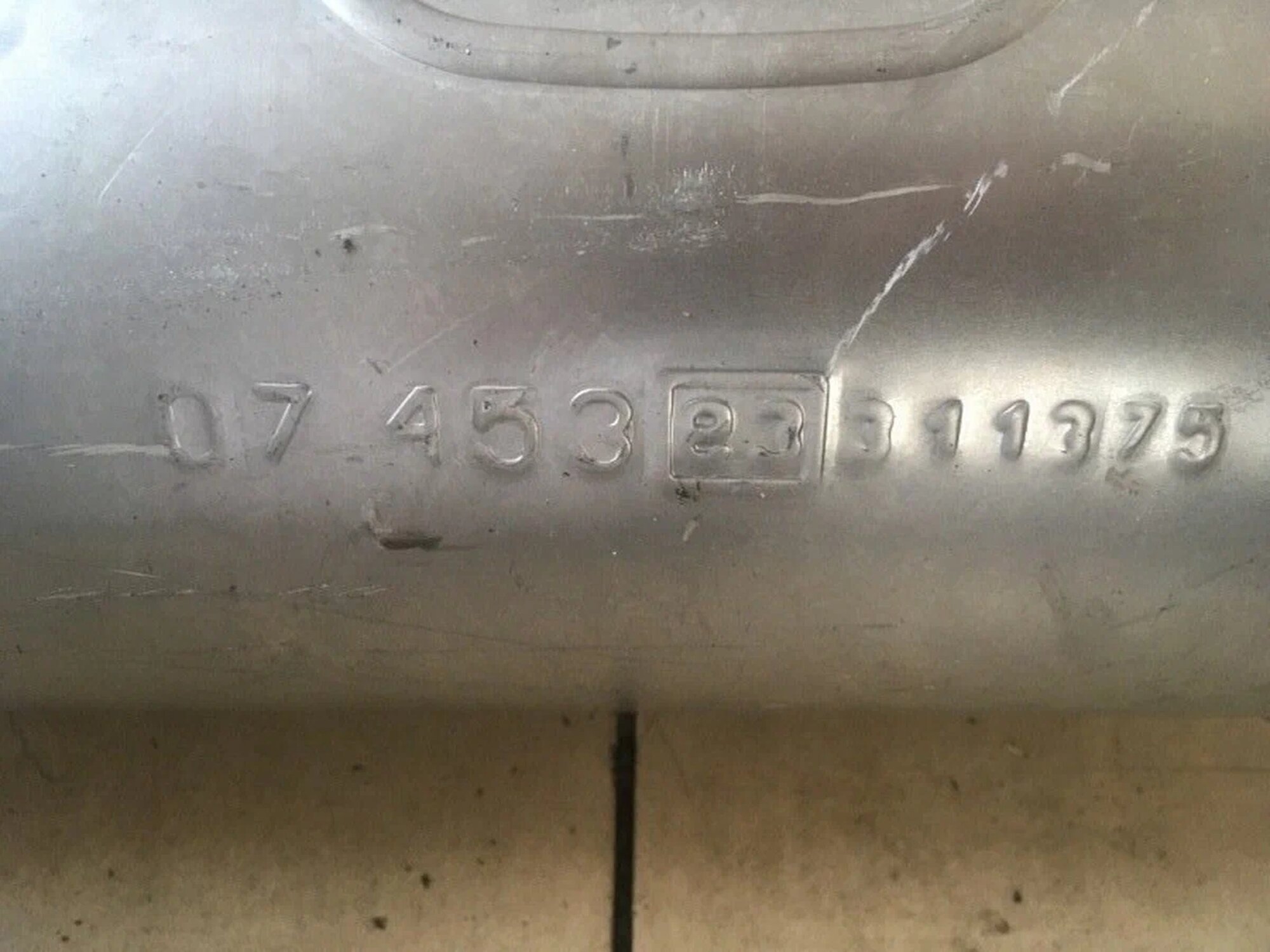 Глушитель системы выпуска 55197822, для FIAT DOBLO 1.4, задний, серебристый