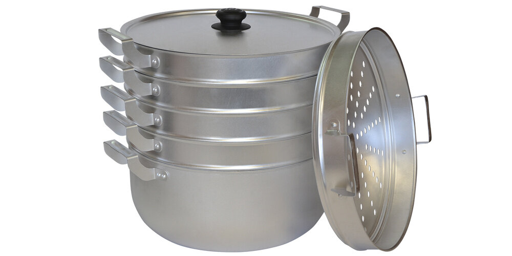 Мантоварка SCOVO MT-112, 6 л, алюминий, для всех типов плит, 4 яруса, 26 см