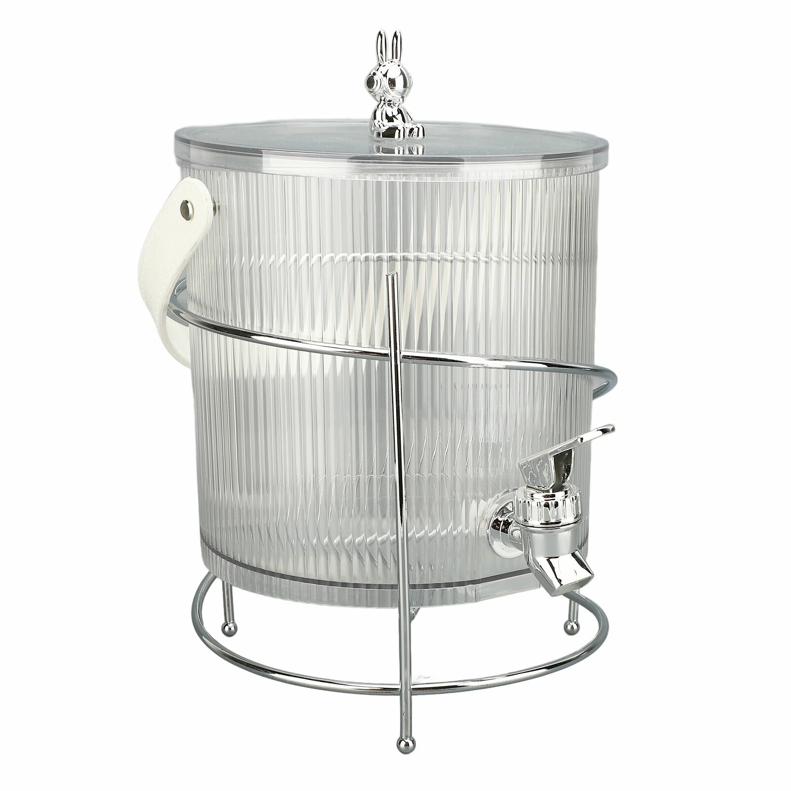 Диспенсер для напитков, прозрачный, с подставкой, для вечеринок