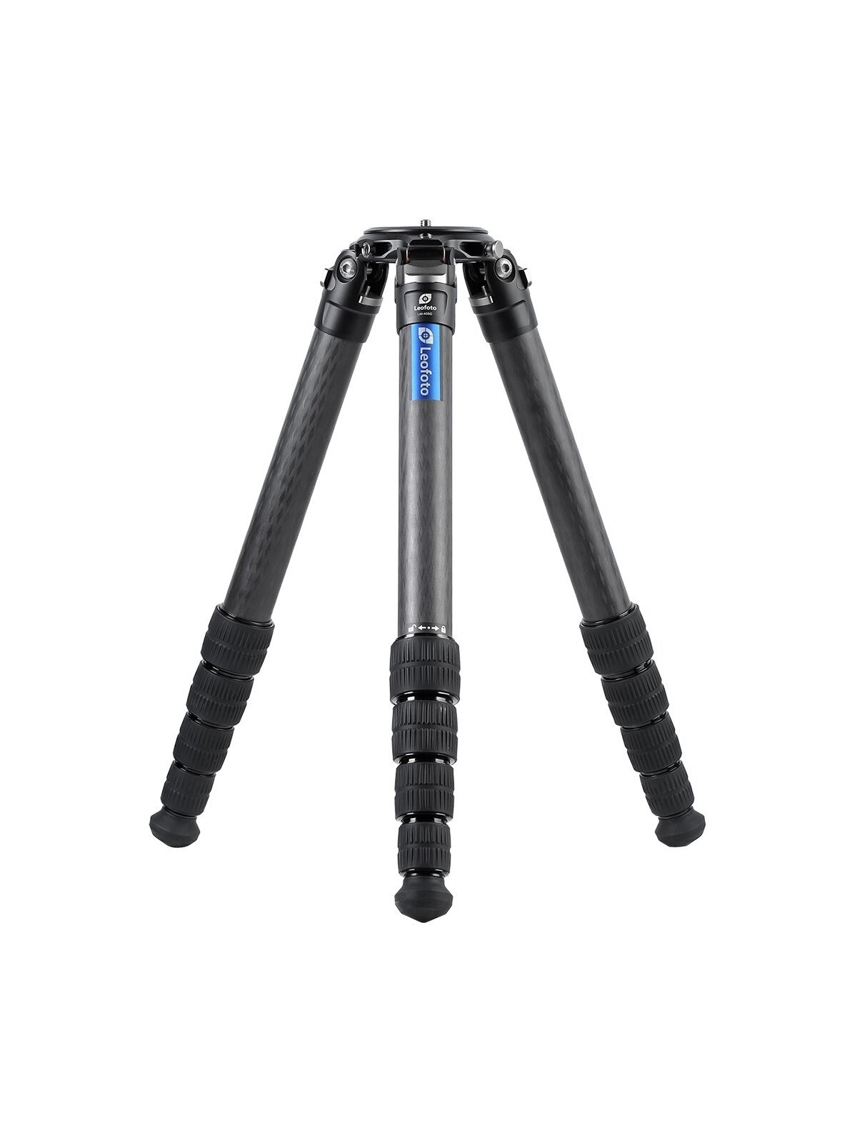 Штатив трипод Leofoto LM-405C CARBON (размер в собранном виде 530 мм, макс. высота 1656 мм, мин.100 мм, вес 2,45 кг. резьба 3/8)