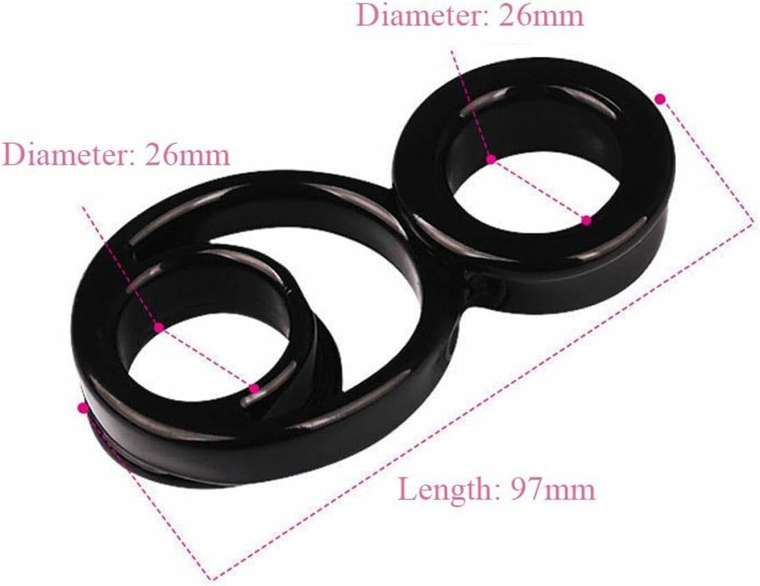 Двойное кольцо для блокировки семени, кольцо для пениса для пар, мужское кольцо для задержки, массажер простаты,
