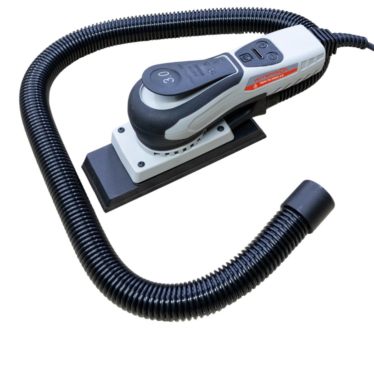 Машина шлифовальная ИНТЕРСКОЛ ПШМ-70/350ВЭ, без АКБ и ЗУ, бесщёточный двигатель, 350 Вт, 20000 мин/ход 864.1.0.70