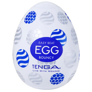 Tenga Egg Bouncy Мастурбатор-яйцо с рельефом в виде разных шариков