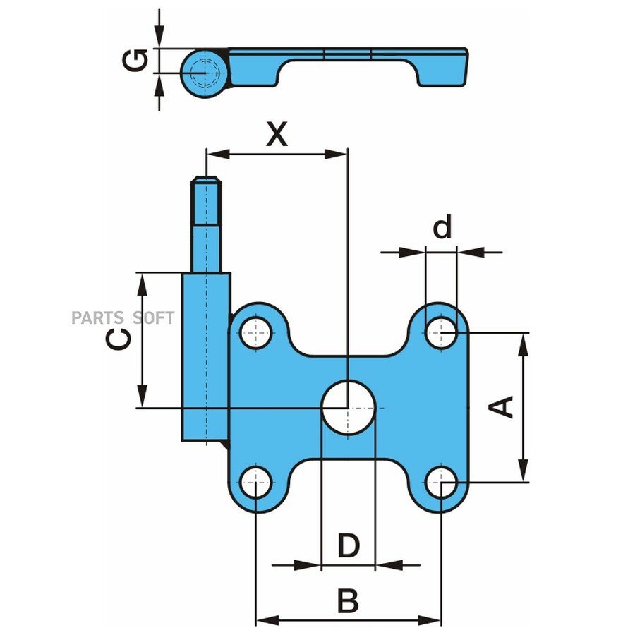 Плита полурессоры лев. BPW от официального дистрибьютора, BPW, артикул 0514522090