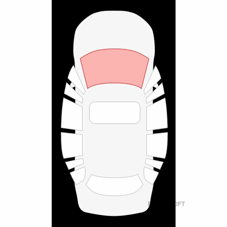 INFT0005 Infiniti FX35 I FX37 I FX45 I FX50 I (S50) 5D Utility 2002-2009 ЗП ТЗ #6033AGNBLV от официального дистрибьютора, KMK GLASS, артикул INFT0005