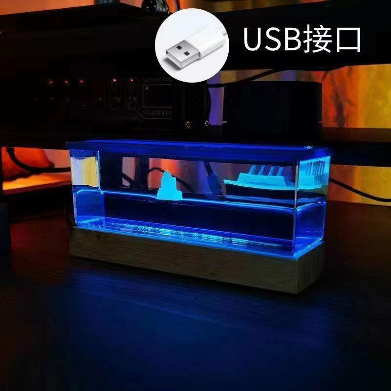 Модный антистресс, корабль с жидкостью, дрейфующая бутылка, масло, пиратский корабль, авианосец, плавающий декор, подарок на день рождения для мальчиков