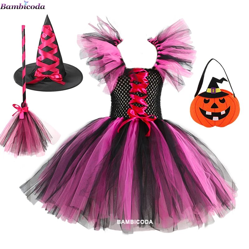 Карнавальный костюм ведьмы BAMBICODA для девочек M(4-5Y), c4