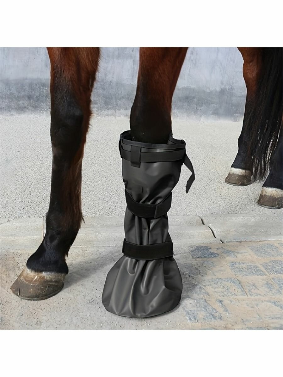 Защитный Чехол Из ПВХ Для Терапии И Гигиенической Обработки Копыт Лошади