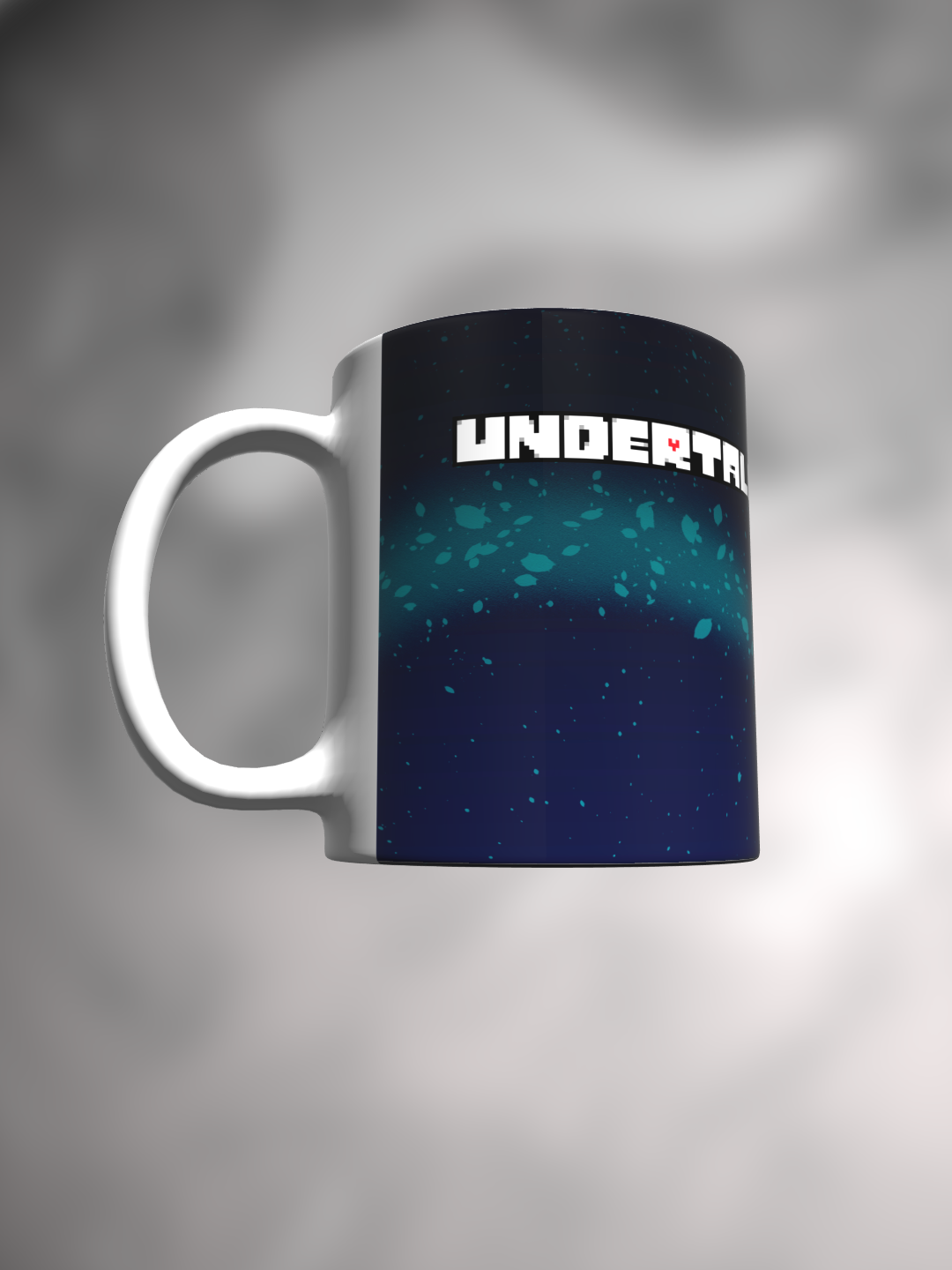 Кружка Undertale Андертейл Санс 3 330 мл, керамическая с принтом, подходит для СВЧ, горячих и холодных напитков — фото 1