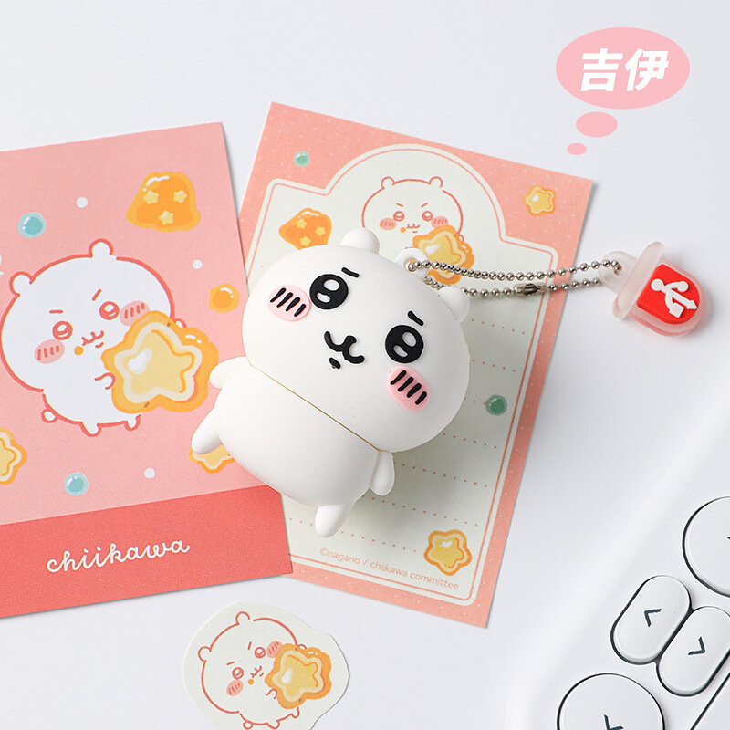 Японская флешка Chiikawa Giiikawa, USB флешка Little Eight Usagi, мультяшная USB флешка, компьютерная флешка двойного назначения, совместного бренда