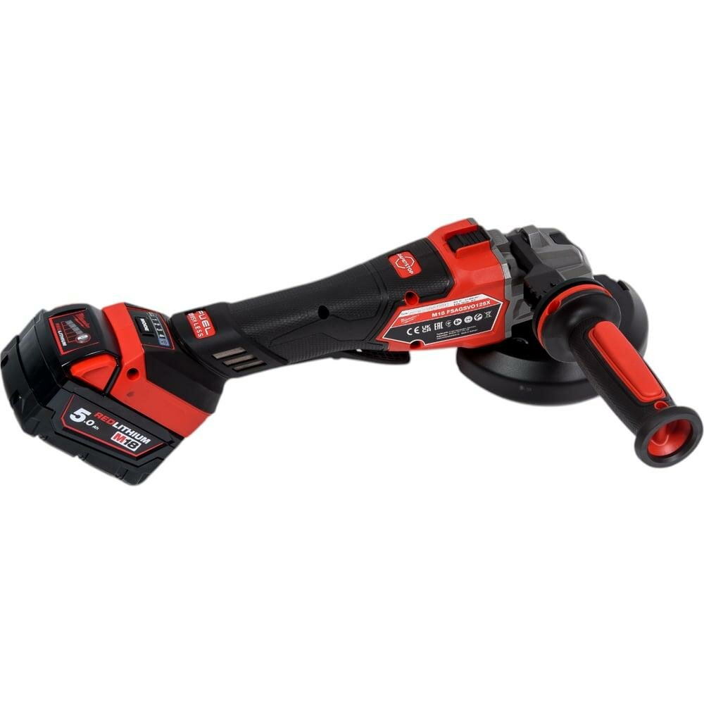 Аккумуляторная угловая шлифовальная машина Milwaukee M18 FSAGSVO125X-502X FUEL 4933493553