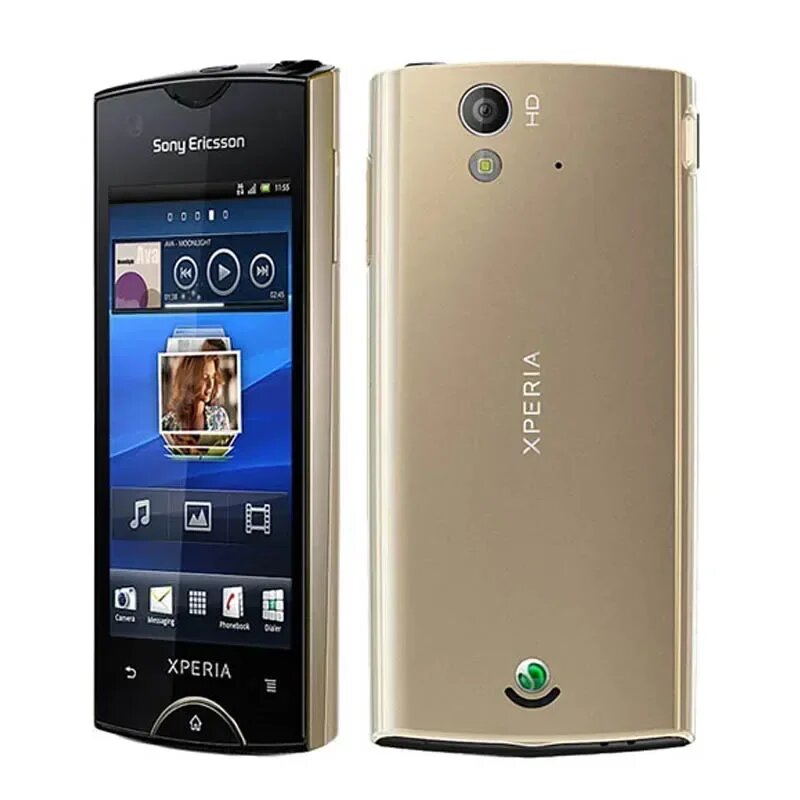 Sony Ericsson Xperia ray ST18i оригинальный разблокированный ST18 8MP GSM 3G WIFI GPS Bluetooth сотовый телефон Золотой, Золотой