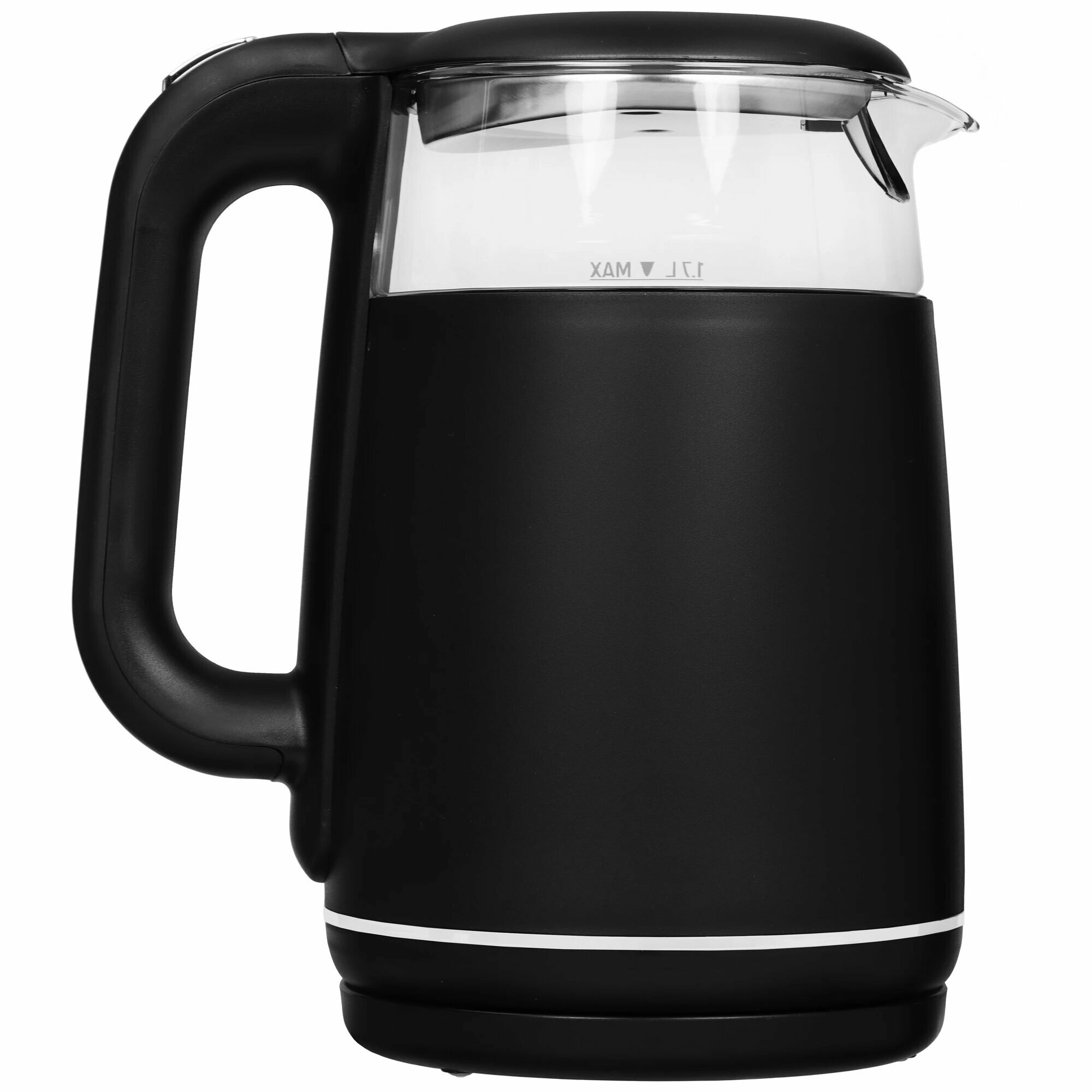 Электрочайник DEXP DK-2200D, 2200Вт, автоматическое отключение, черный