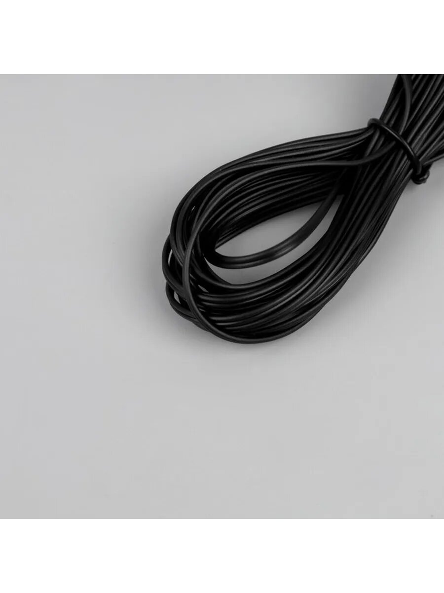 Удлинитель для гирлянд 5 м темный, УМС-вилка