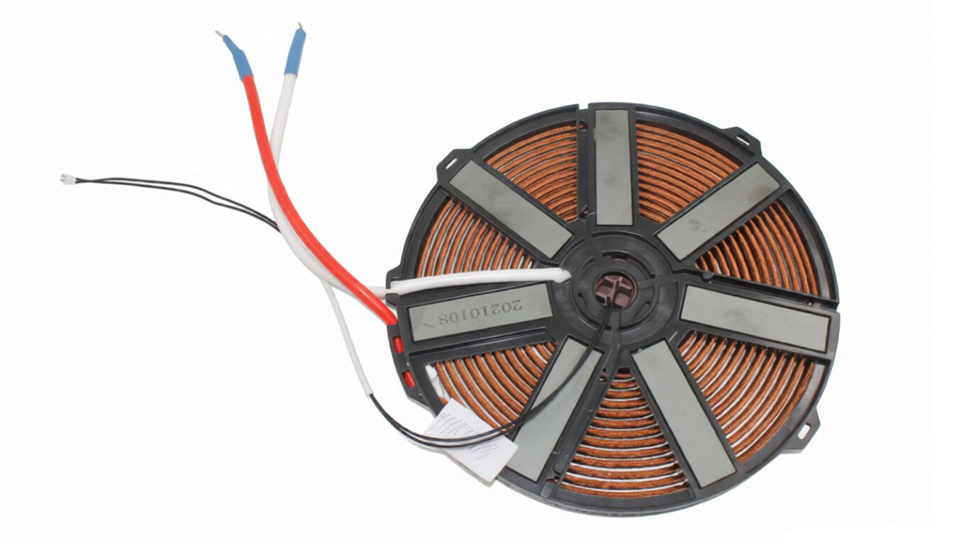 Индукционная конфорка для варочной поверхности, плиты Hansa BHIW68308 (D-210мм, размер проводов 200мм, провод датчика температуры 300мм, 20210108, снято с гарантийной техники)