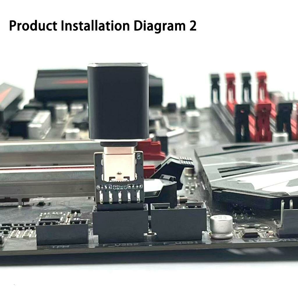 USB 2.0 адаптер 9-pin — USB-C