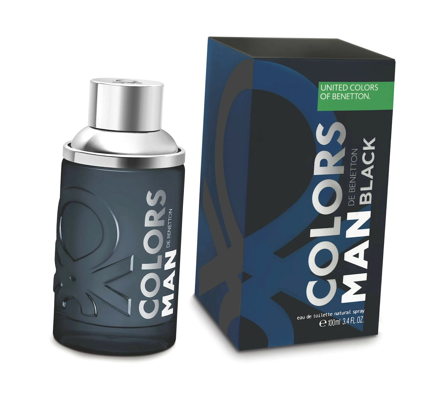 Мужской парфюм Benetton Colors Man Black 100 мл - Бенеттон Цвета Мэн Черный