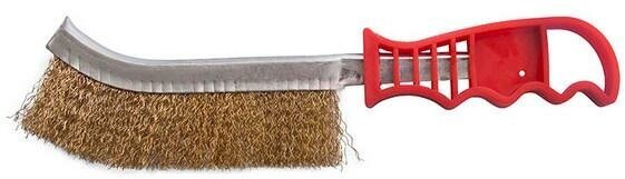 Щетка по металлу проволочная, латунная T4P