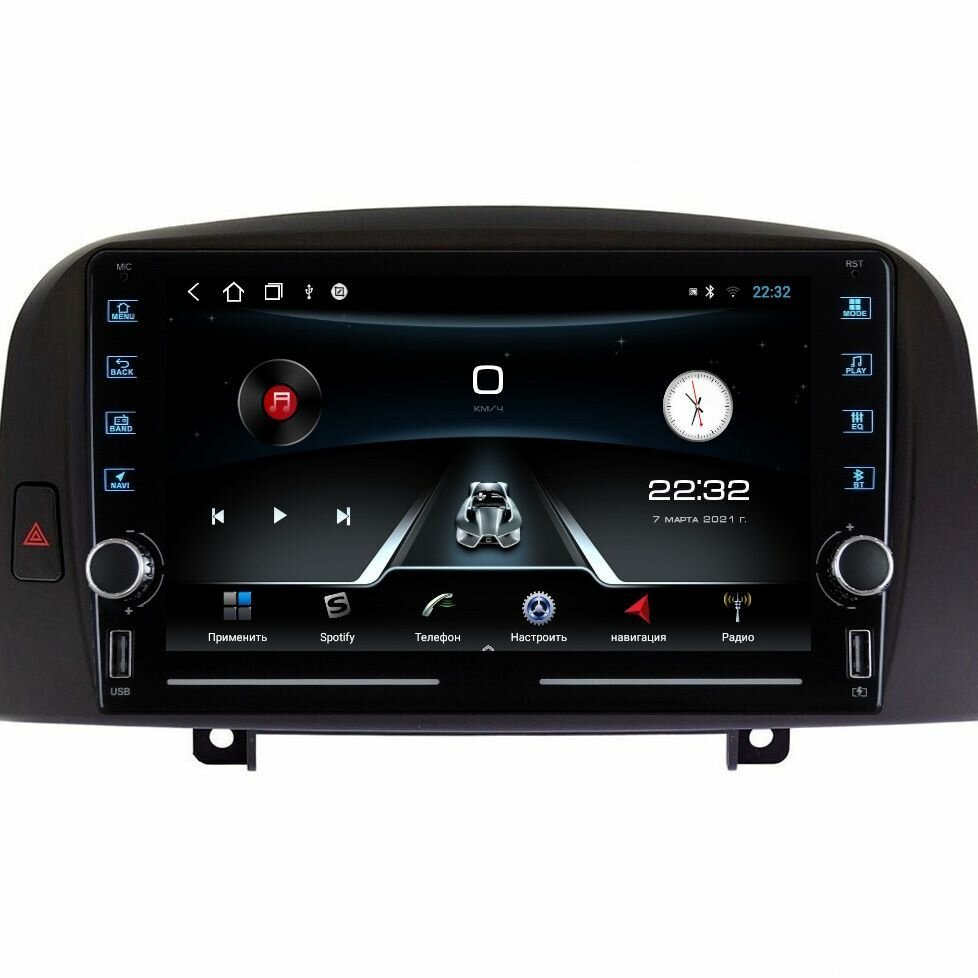 Магнитола R320 Хендай Соната 5 Hyundai Sonata 5 (NF) 2004-2007 с Android 13 - Память 2+32Gb - IPS экран