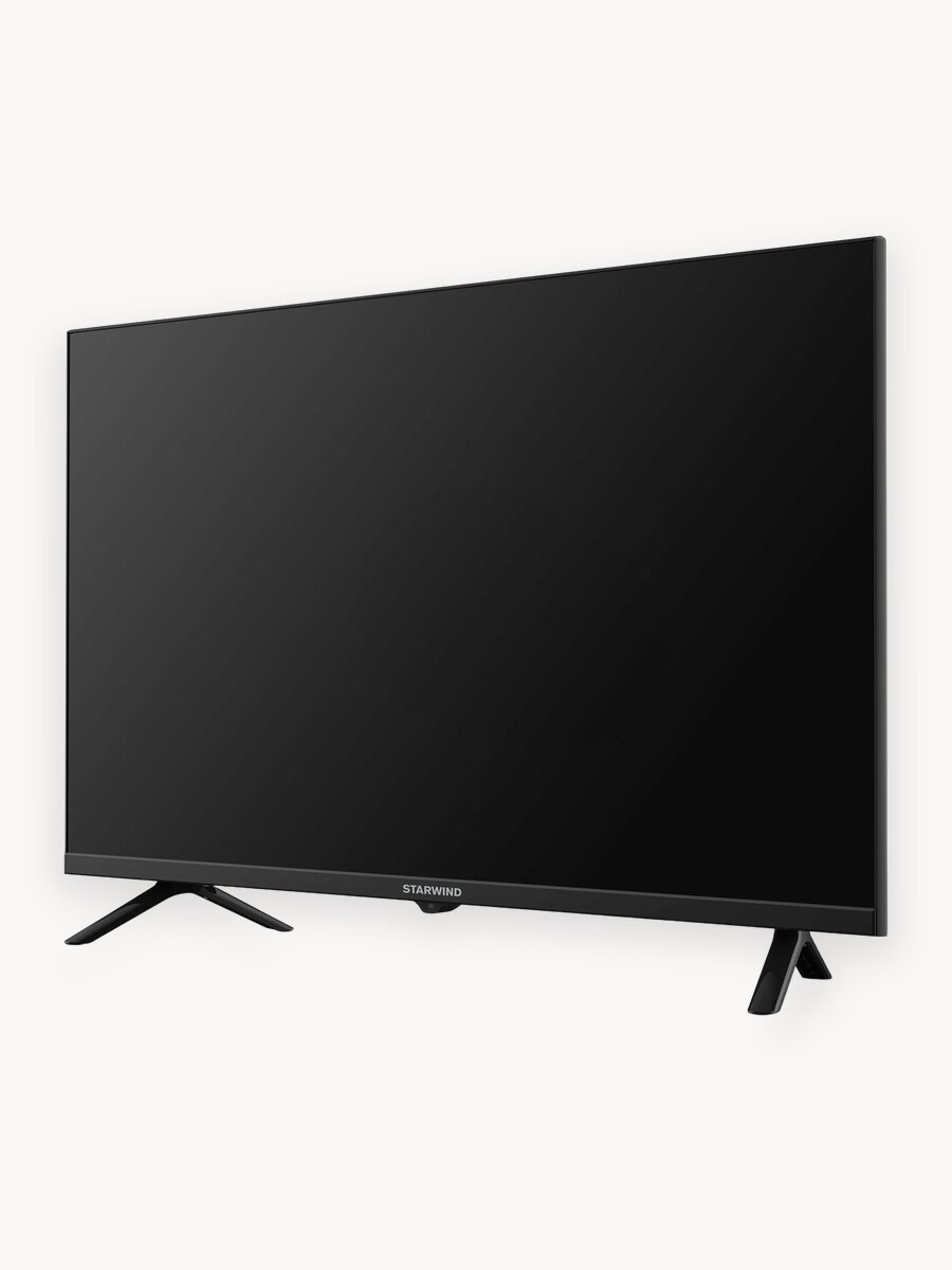 55" Телевизор StarWind SW-LED55UG403, 4K Ultra HD, черный, смарт ТВ, YaOS