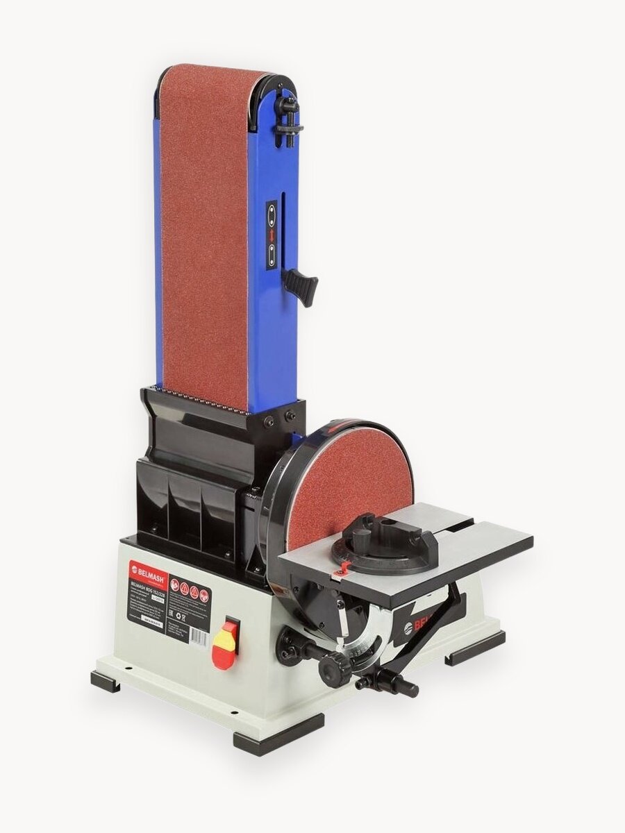Шлифовальный ленточно-дисковый станок BELMASH BDG152/228, 800 Вт, S087A