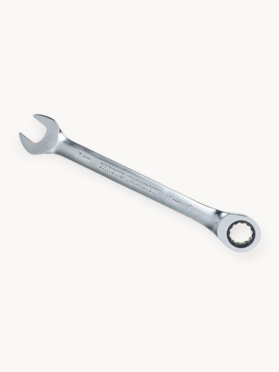 Комбинированный ключ PRO STARTUL PRO-7017, трещотка, хромованадиевая сталь, 17мм