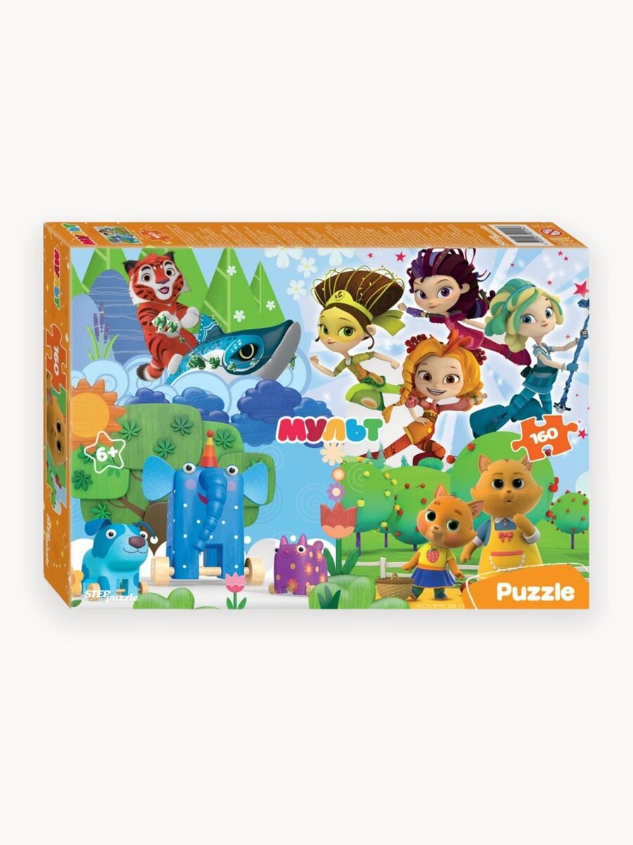 Пазлы для детей Сказочный патруль, Step Puzzle, 160 дет, напольный, развивающая игра в подарок для детей от 6 лет