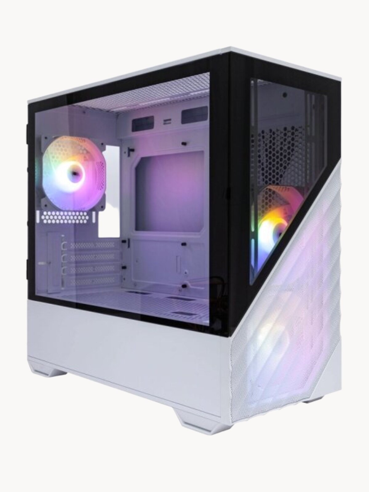 Корпус 1STPLAYER DK D7, белый (D7-WH-3F1-W)