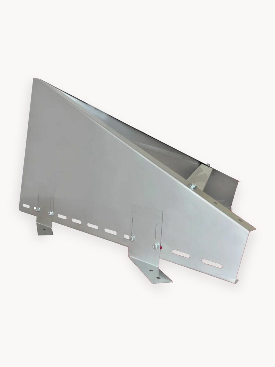 Снегорассекатель из нержавеющей стали , неокрашенный, на ножках Н400 (430-1,0) росстин