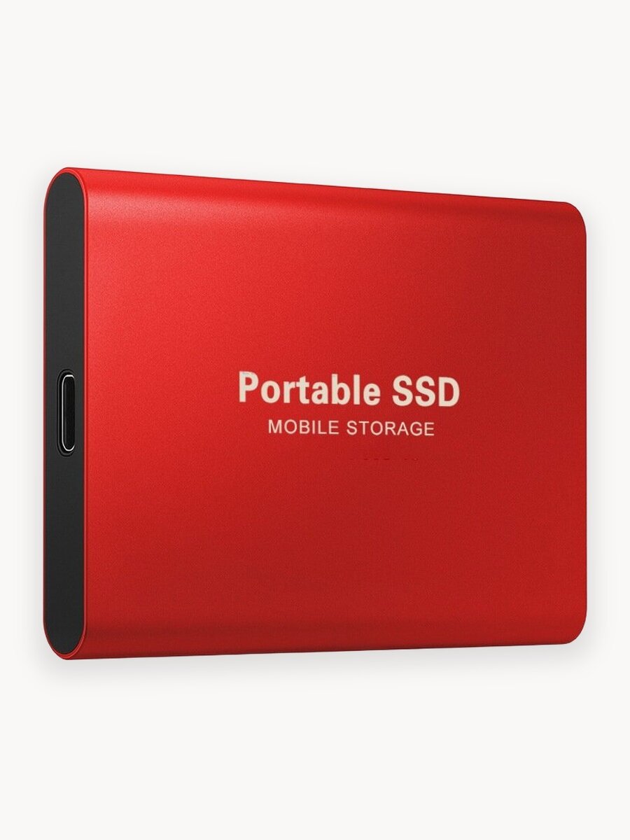 SSD high-speed solid state mobile hard drive 8TB Red